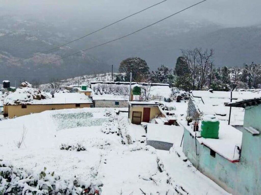Mussoorie Witness Heavy Snowfall » IndiaPost NewsPaper