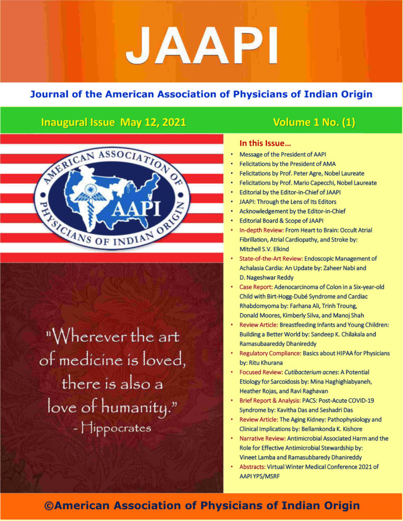Journal Of AAPI Inaugurated By Dr. Susan Bailey, AMA President ...