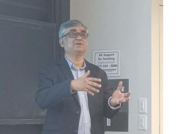 Dr Joy Sen speaking in Boston - IndiaPost NewsPaper